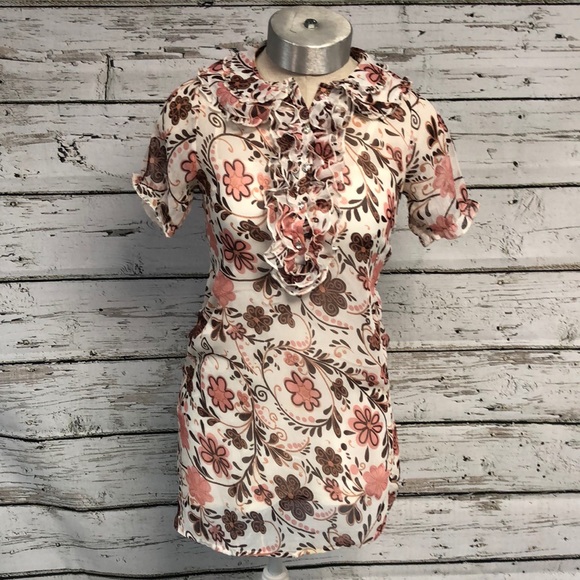 Buffalo David Bitton | Tops | Buffo David Bitton Ruffle Top With Built ...